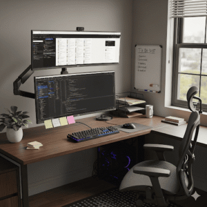 L Shaped Desk Dual Monitor Setup: Read Before Final Choice!